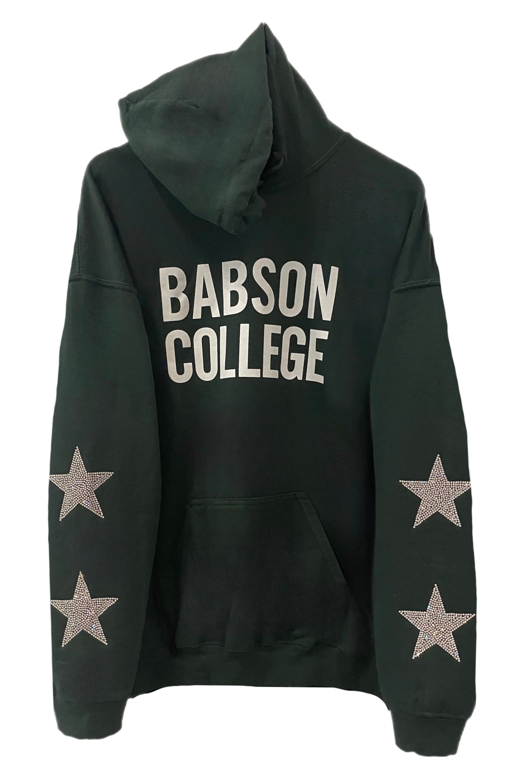 Babson College, One of a KIND Hoodie with Crystal Star Design ...