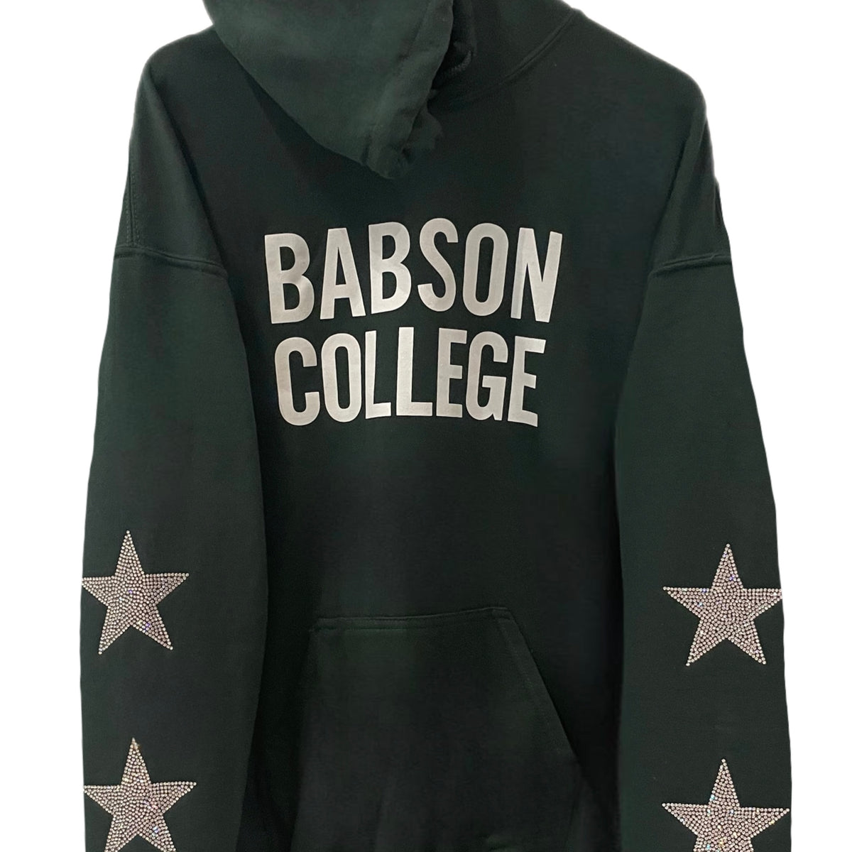 Babson College, One of a KIND Hoodie with Crystal Star Design ...